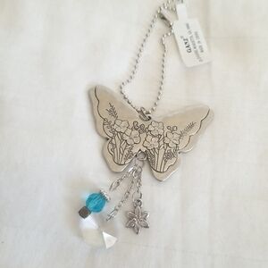 GANZ | Accessories | New Ganz Silver Butterfly Charm Keychain | Poshmark